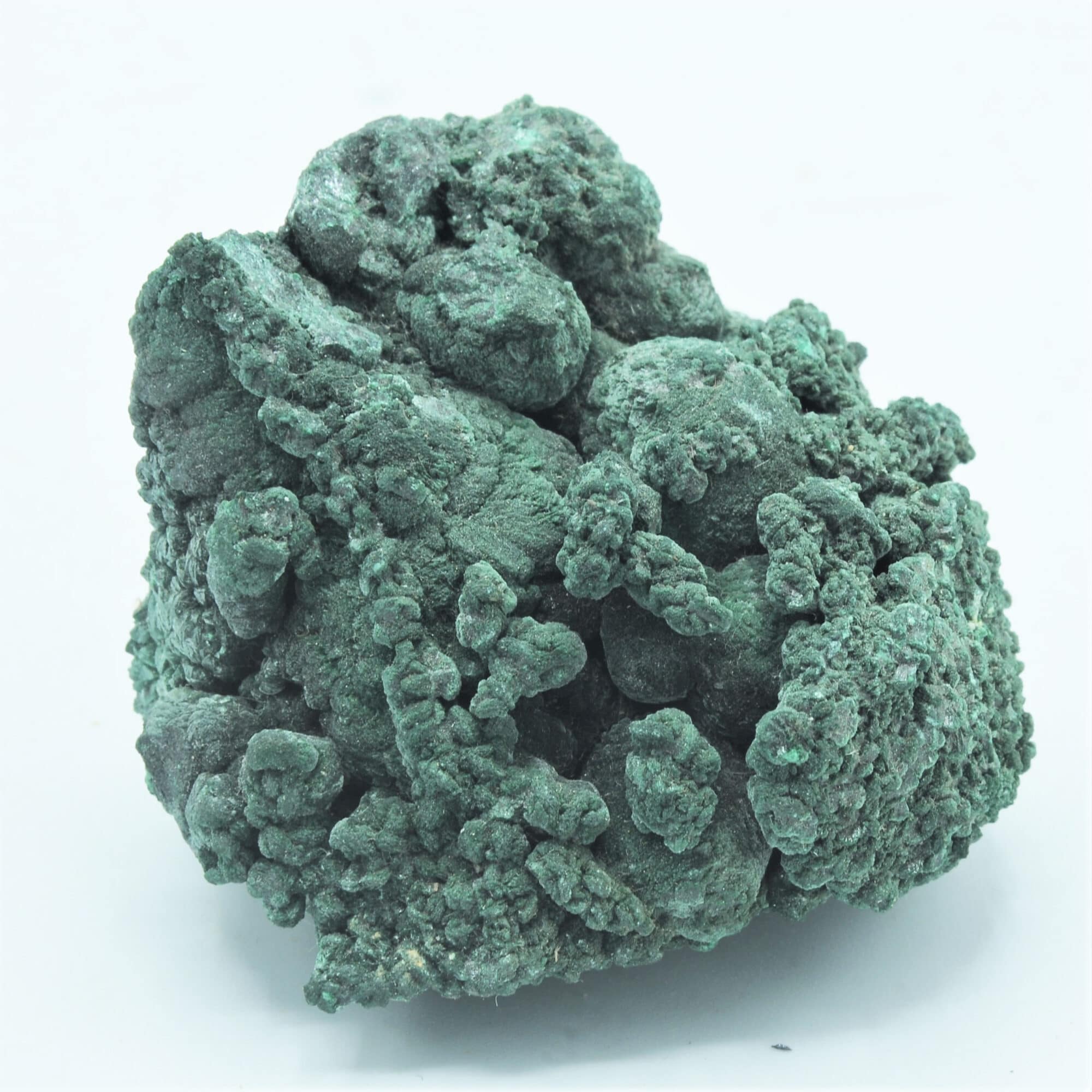 Malachite pseudomorphosis, Tsumeb Mine, Namibia.