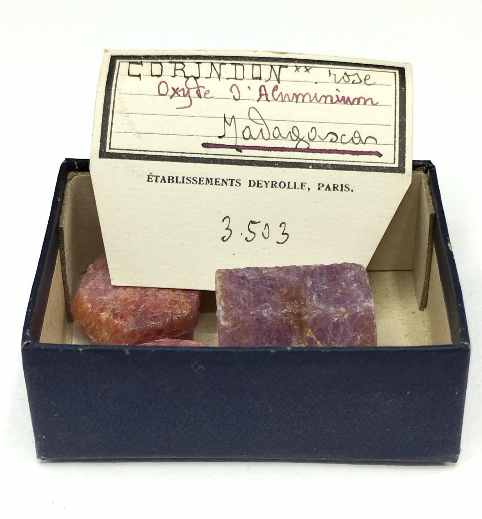 Pink corundum, Madagascar.