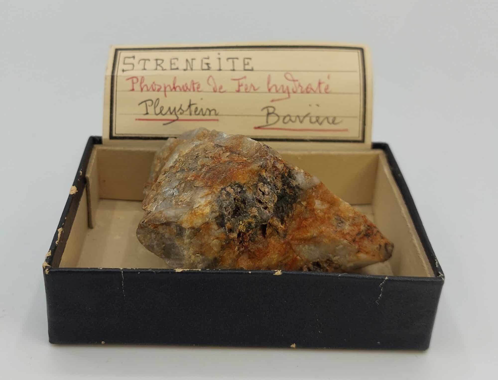 Strengite, Pleystein, Bavaria, Germany.