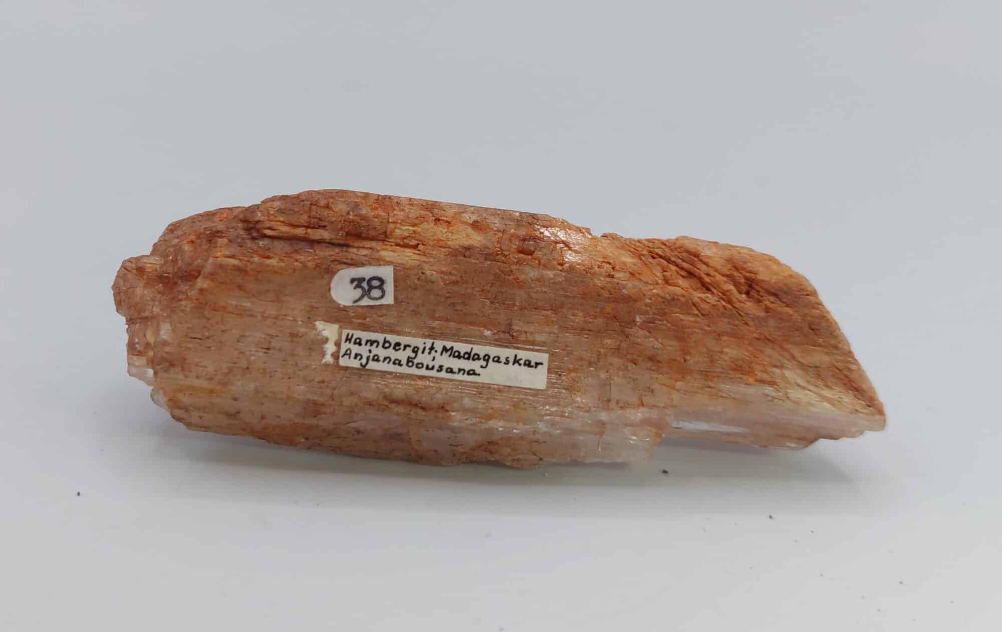 Hambergite, Anjanabousana, Madagascar.