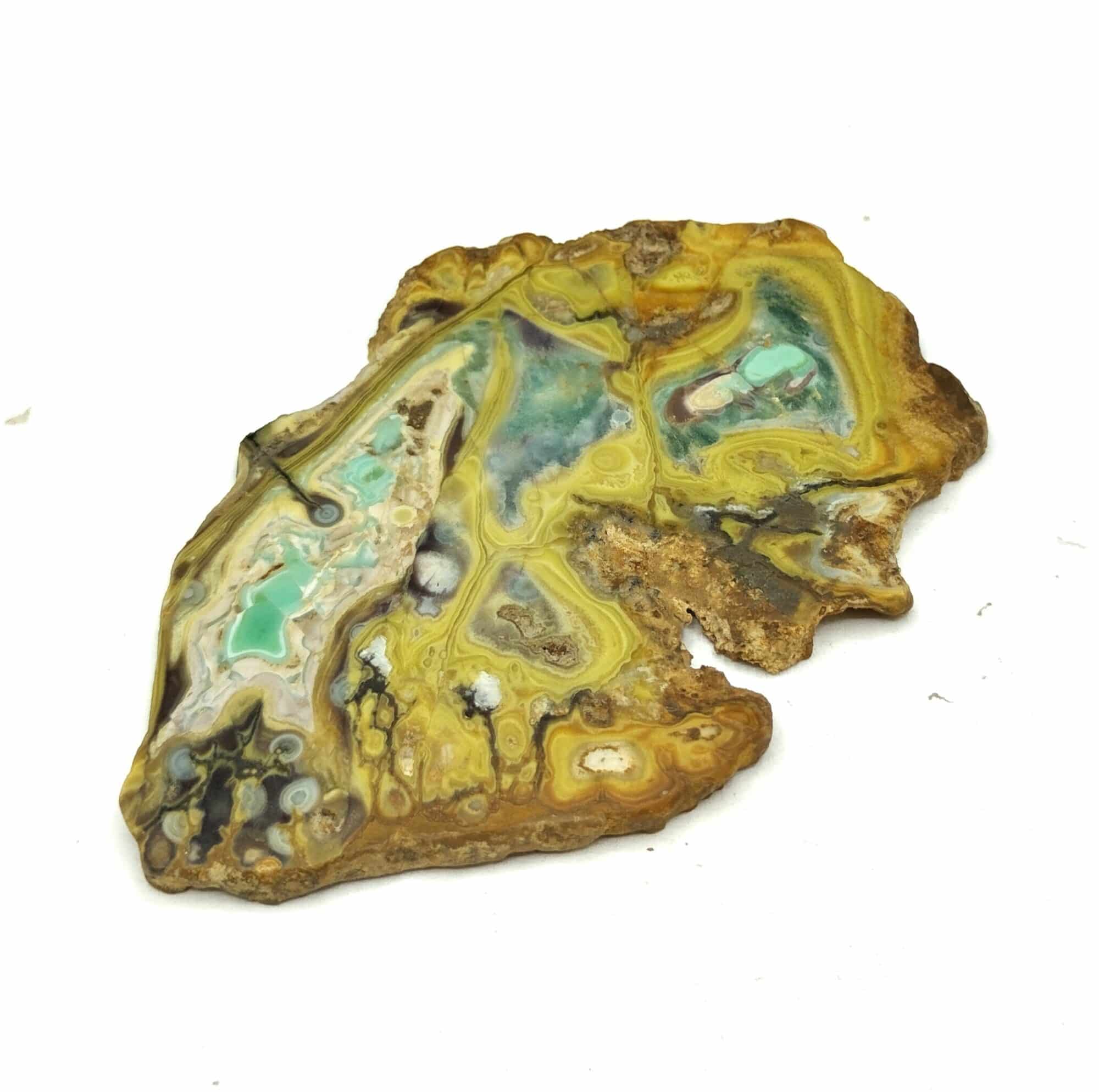 Variscite and Wardite, Clay Canyon, Utah, USA