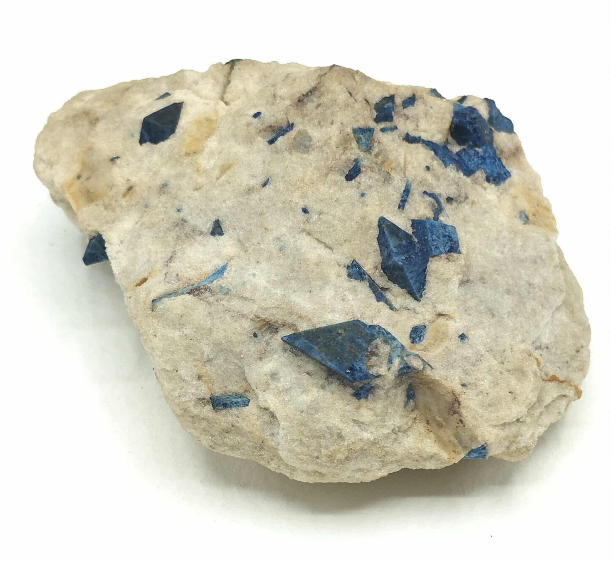 Lazulite, Graves Mountains, Georgia, USA.