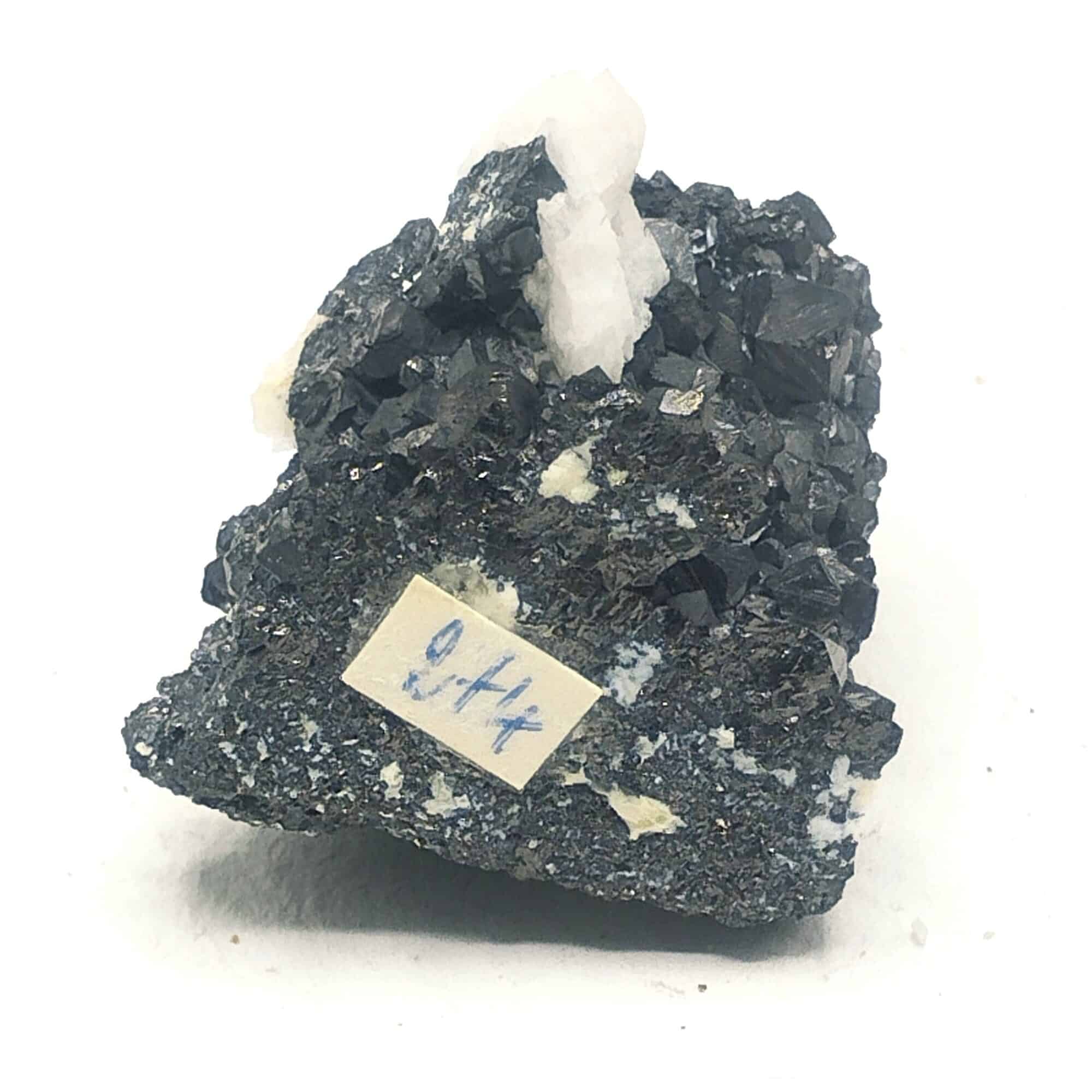 Magnetite and Dolomite, Traversella Mine, Italy.