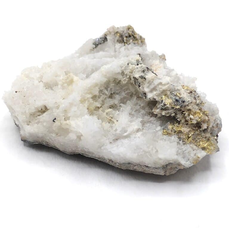 Native gold, Rosia Montana, Romania.