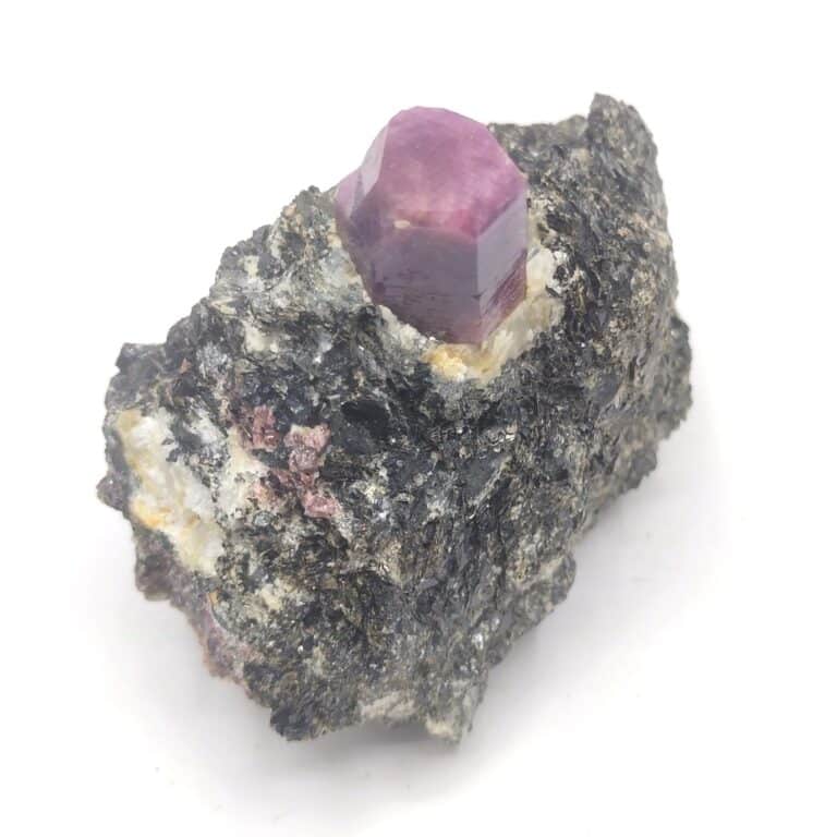 Ruby (Corundum), Mysore, Karnataka, India.