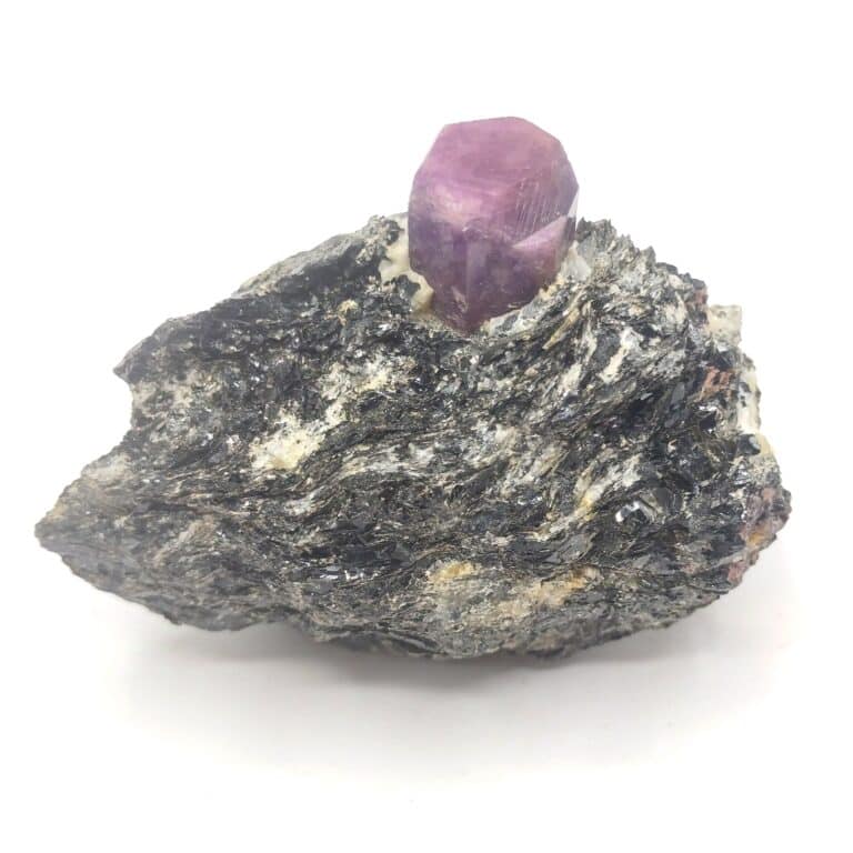 Ruby (Corundum), Mysore, Karnataka, India.